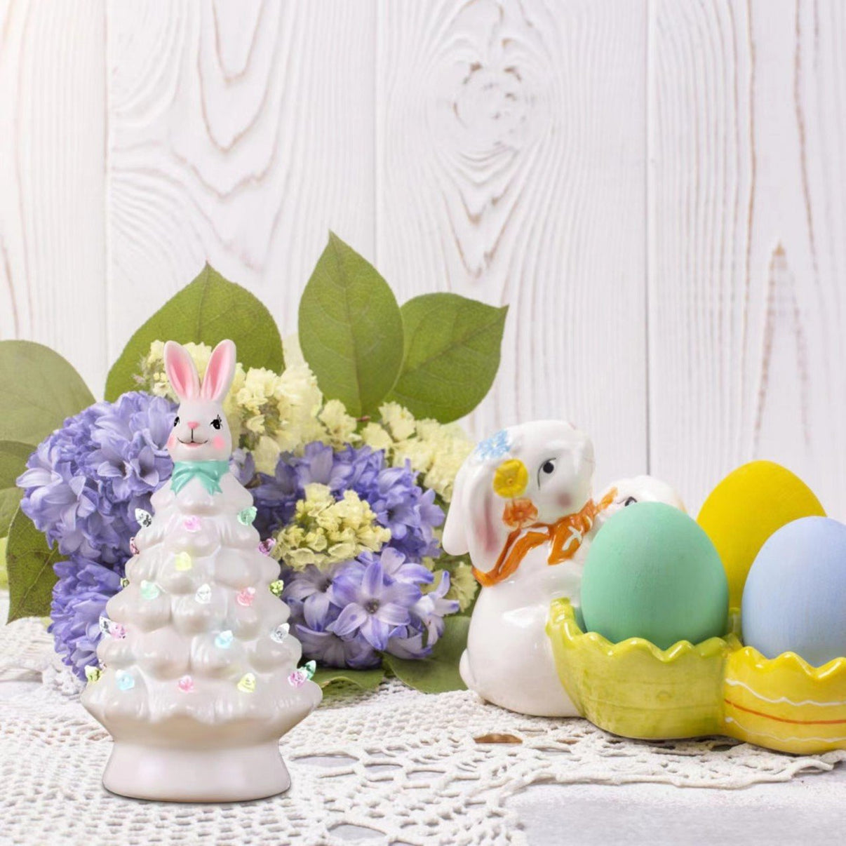 Christmas Pink Bunny Tree – Glizm