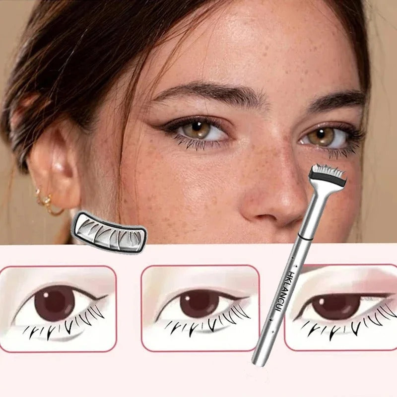 2 In 1 Lower Liquid Eyeliner Pen And Eyelashes Stamp – Glizm