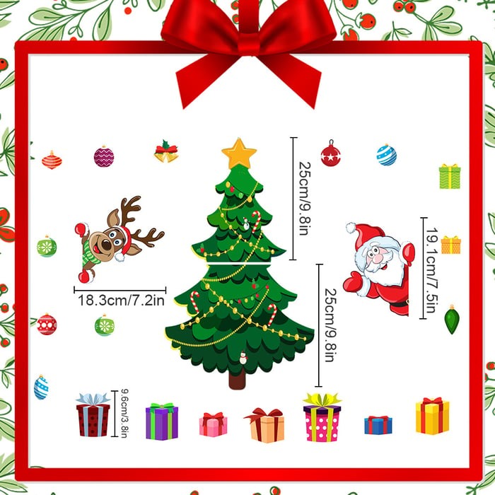 Christmas Magnetic Sticker – GLIZM