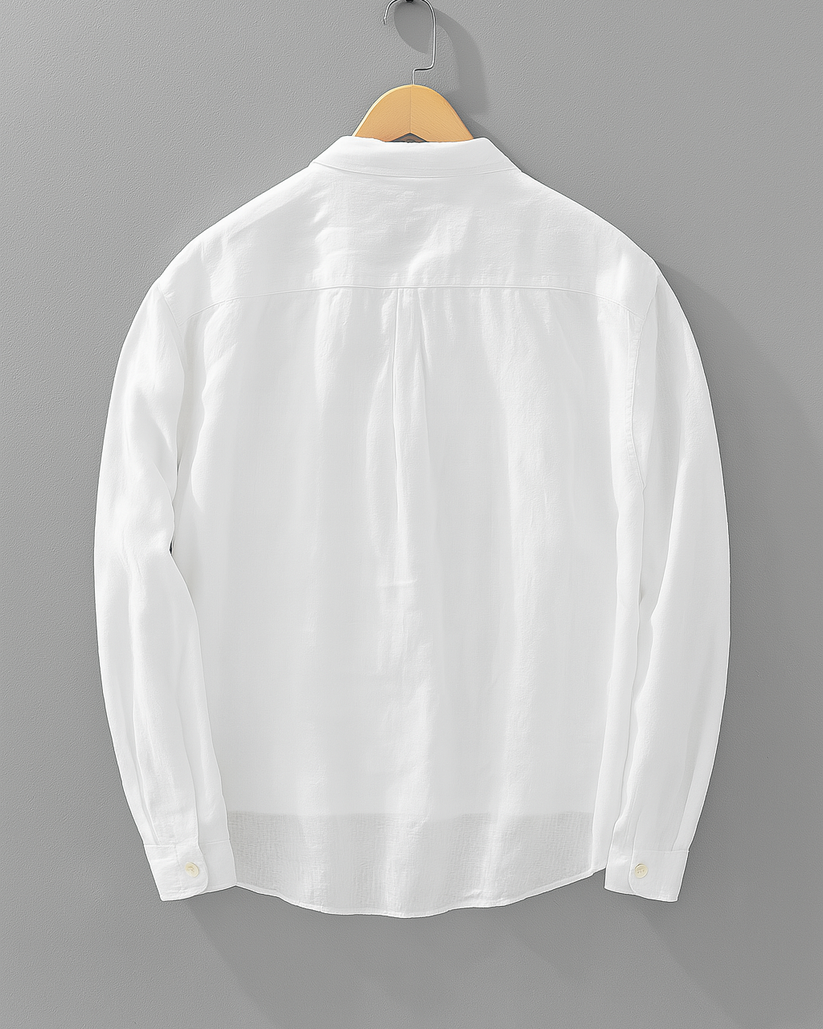 CloudSoft Cotton-Linen Half-Placket Shirt™ — Own Every Room with Unmat ...
