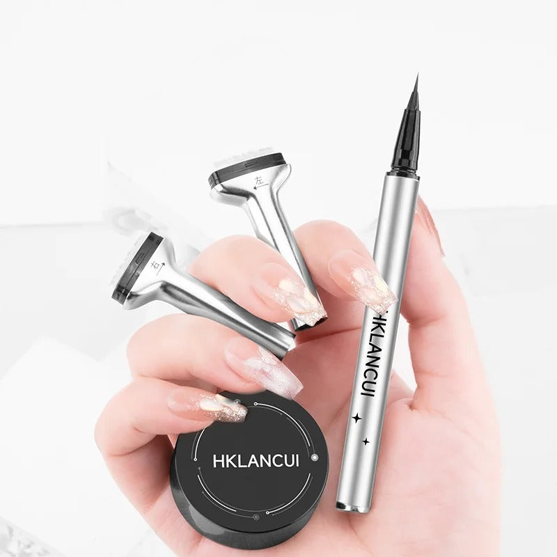 2 In 1 Lower Liquid Eyeliner Pen And Eyelashes Stamp – Glizm