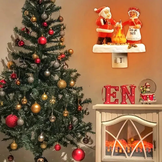 Santa Claus Campfire Nightlight – GLIZM