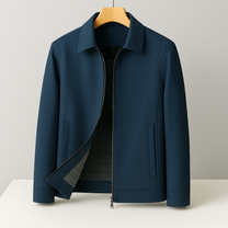 Sleek Rust Casual Jacket – GLIZM