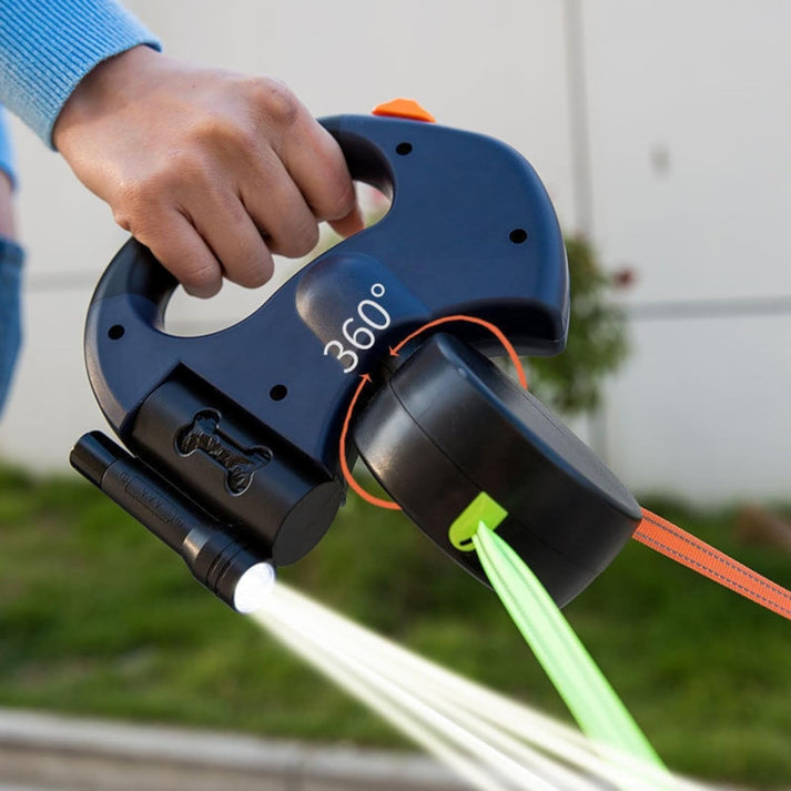 Dual Retractable Dog Leash – GLIZM