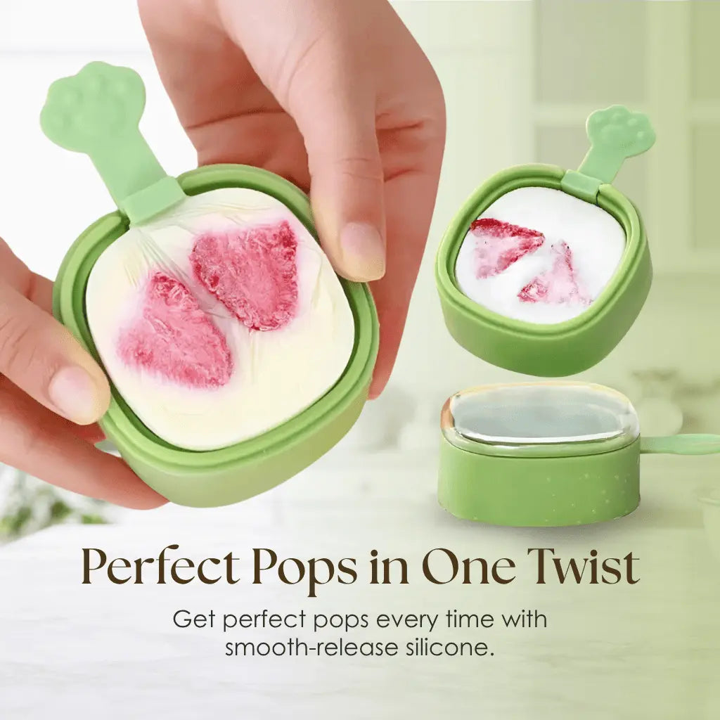 Frosty Popsicle Maker | BPA-Free Silicone Molds, Easy Release Ice Pop ...