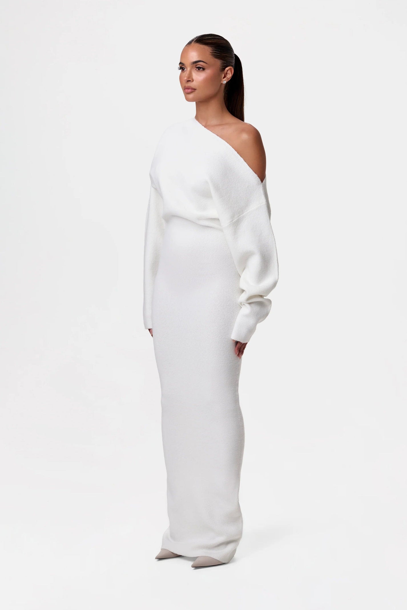 Drop-Shoulder Sweater Dress – Glizm