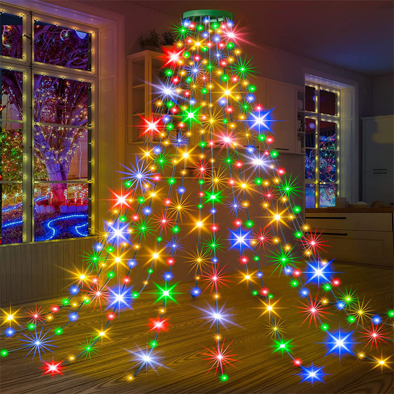 Christmas Tree Waterfall Lights – Glizm