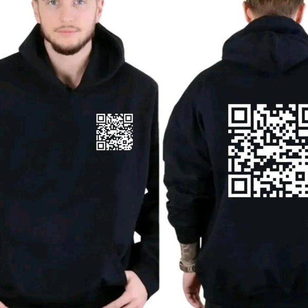 The QR Code Hoodie 18$ TODAY ONLY – GLIZM