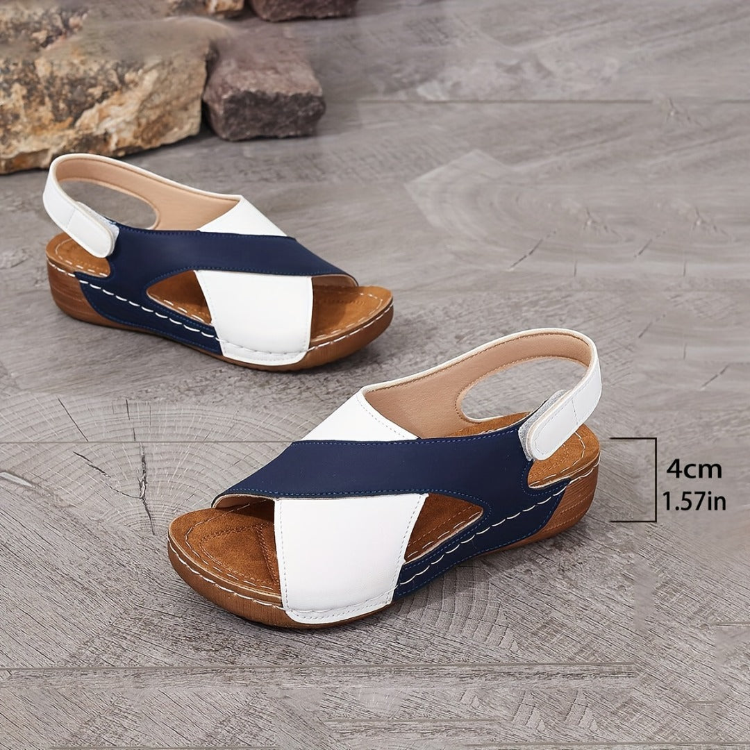 Slope Heel Sandals – Glizm